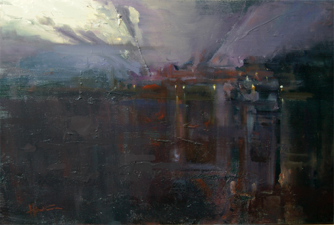 Harbour Lights, by David Hawthorne